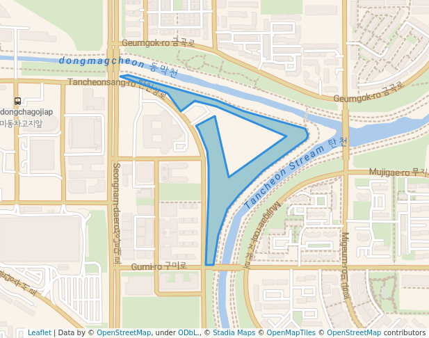Ori Park in Seongnam-si | Map and Routes
