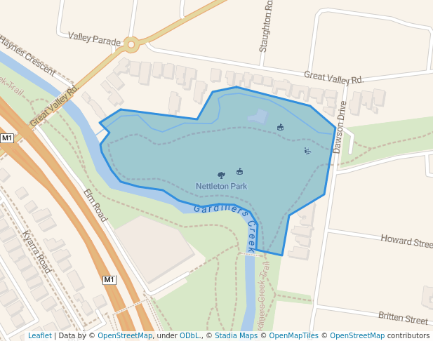Nettleton Park in Glen Iris | Map and Routes
