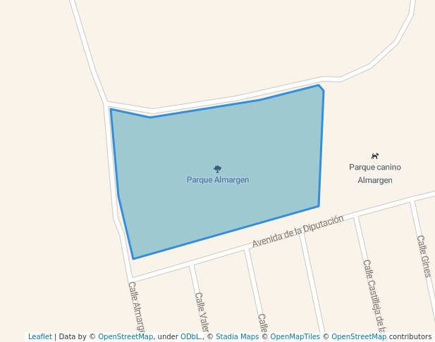 Parque Almargen in Villanueva del Ariscal | Map and Routes