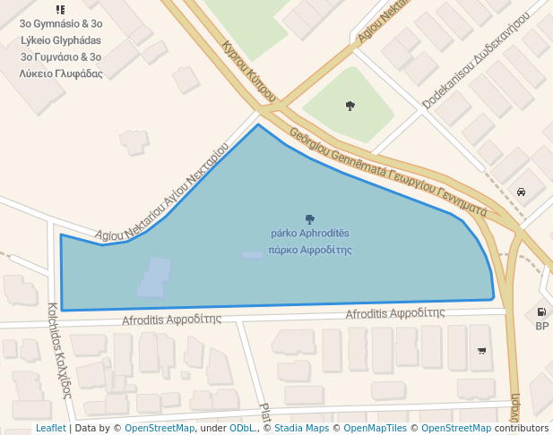 πάρκο Αφροδίτης in Elliniko | Map and Routes