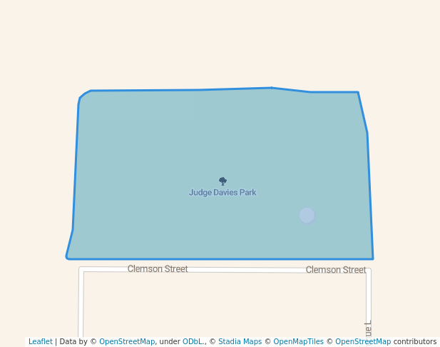 Judge Davies Park in Lubbock | Map and Routes