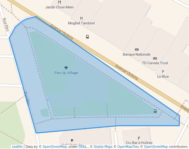 Parc du Village in Saint-Lambert | Map and Routes