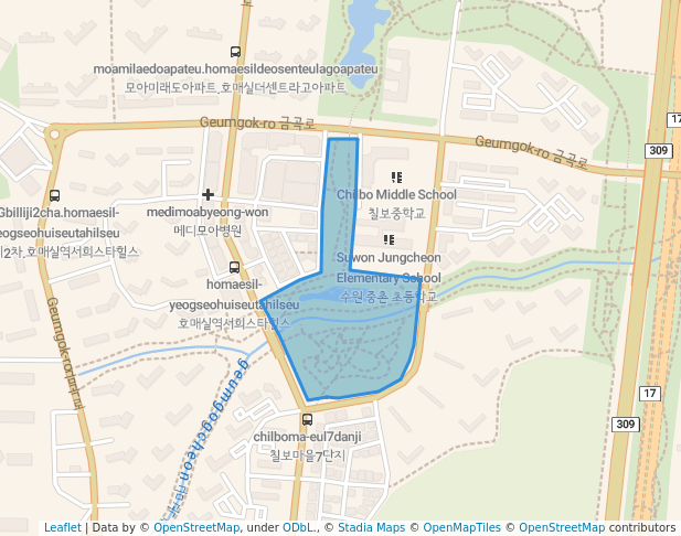 Water Front Park in Suwon | Map and Routes