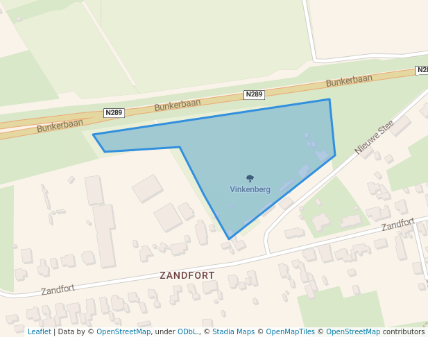 Vinkenberg in Hoogerheide | Map and Routes
