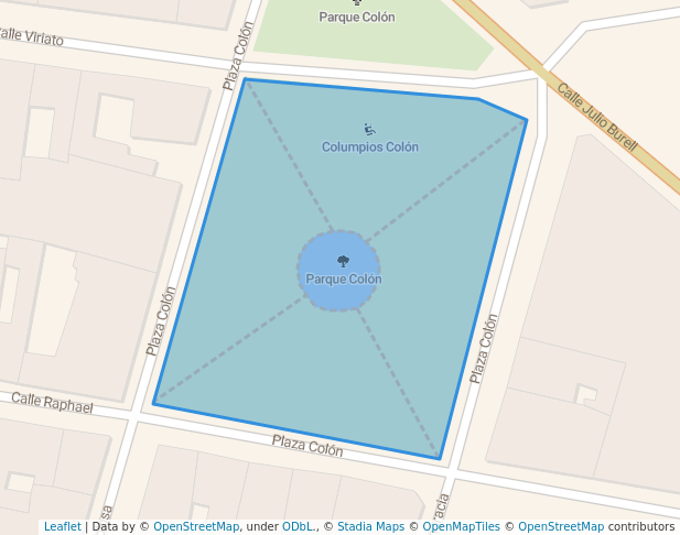 Parque Colón in Linares | Map and Routes