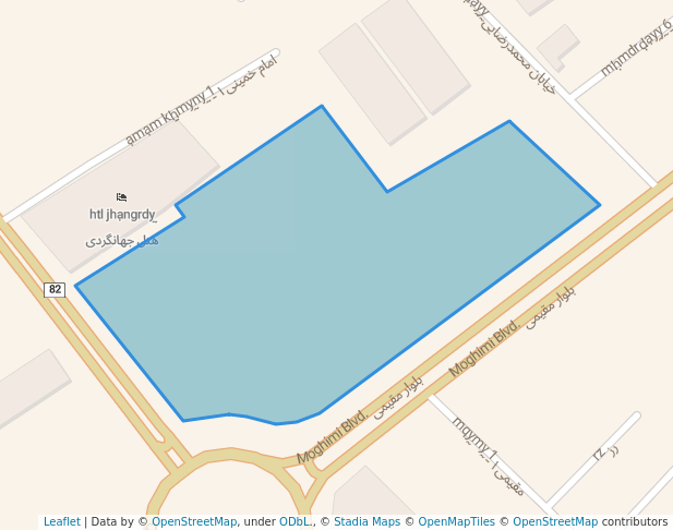 آستان قدس رضوی in Rafsanjan | Map and Routes