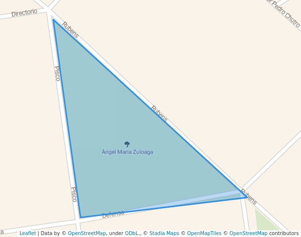 Ángel María Zuloaga in Haedo | Map and Routes