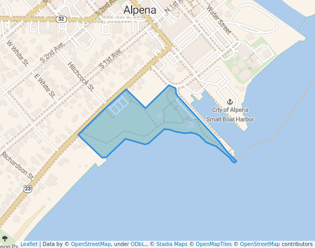 Alpena Bay View Park in Alpena | Map and Routes