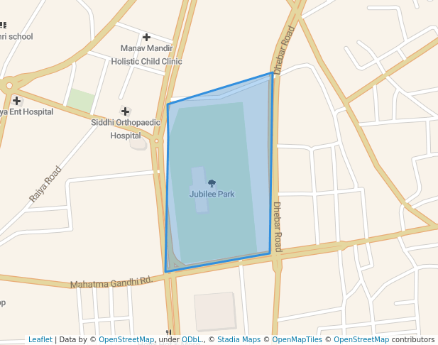 Jubilee Park in Rajkot | Map and Routes