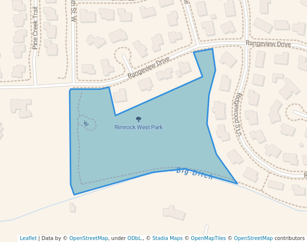 Rimrock West Park in Billings | Map and Routes