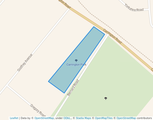 Carrington Park in Gqeberha | Map and Routes
