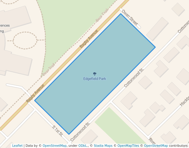 Edgefield Park in Waco | Map and Routes