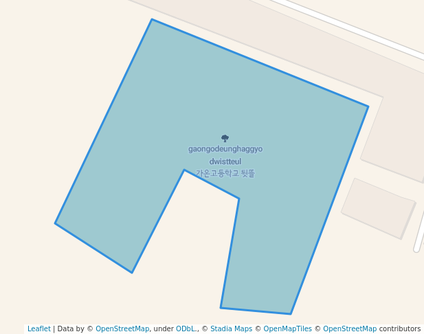 가온고등학교 뒷뜰 in Anseong | Map and Routes