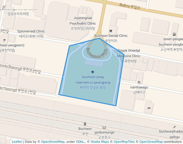 부천역 만남의 광장 in Bucheon | Map and Routes