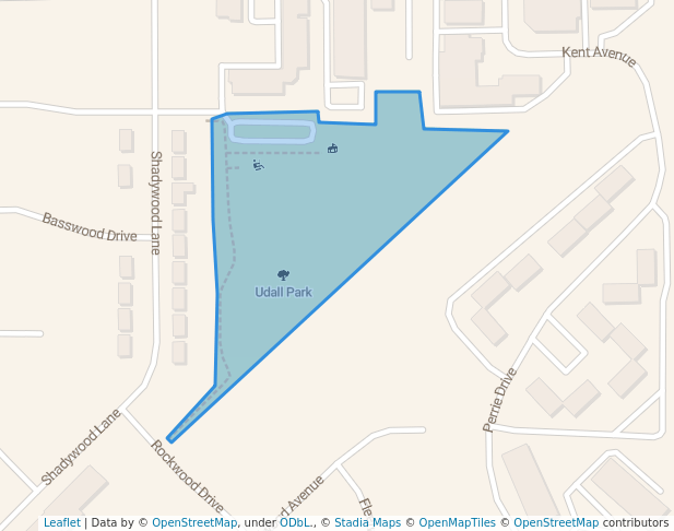 Udall Park in Elk Grove Village | Map and Routes