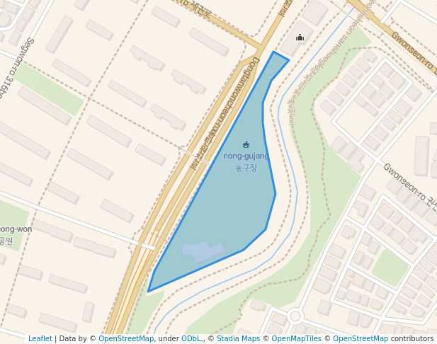 늘푸른공원 in Suwon | Map and Routes