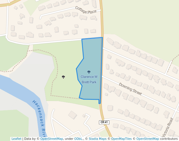 Clarence W Brett Park in Teaneck | Map and Routes