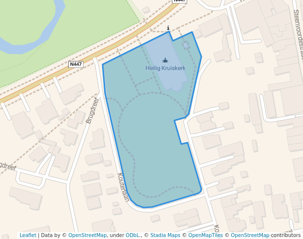 Kouterpark in Destelbergen | Map and Routes