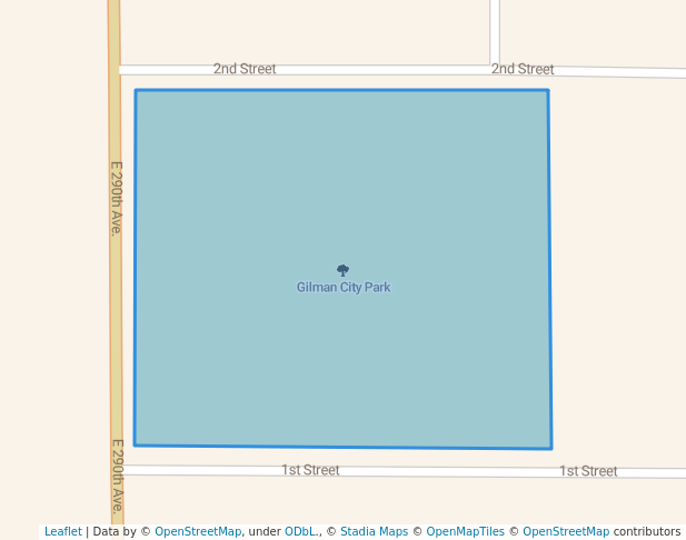 Gilman City Park in Gilman City | Map and Routes