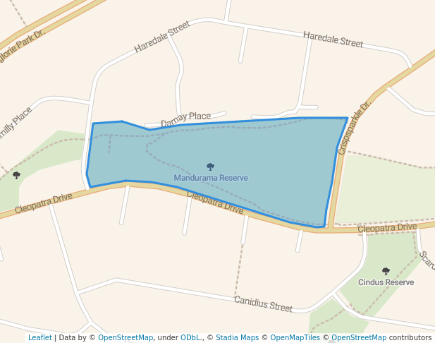 Mandurama Reserve in Ambarvale | Map and Routes