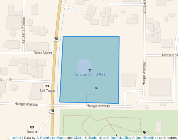 Garapan Central Park in Garapan | Map and Routes