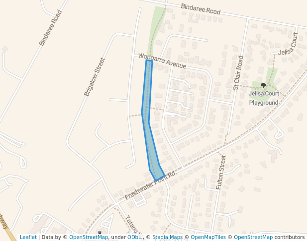 Legana Walkway and playground in Legana | Map and Routes