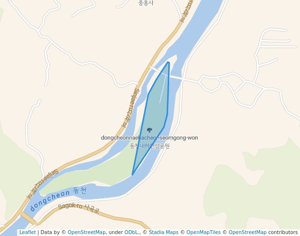 하천섬공원 in Gwangyang-si | Map and Routes