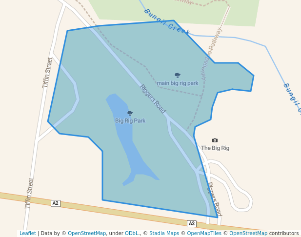 big rig park in Roma | Map and Routes