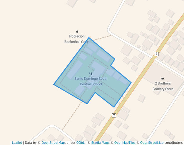 Santo Domingo South Central School in Santo Domingo | Map and Routes
