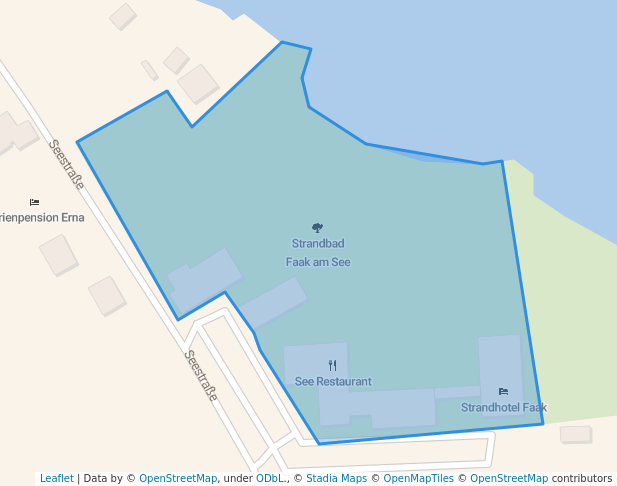 Strandbad Faak am See in Villach | Map and Routes