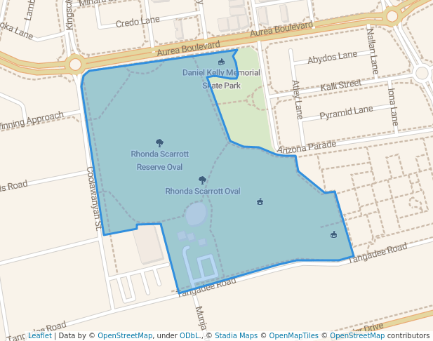 Rhonda Scarrott Oval in Golden Bay | Map and Routes