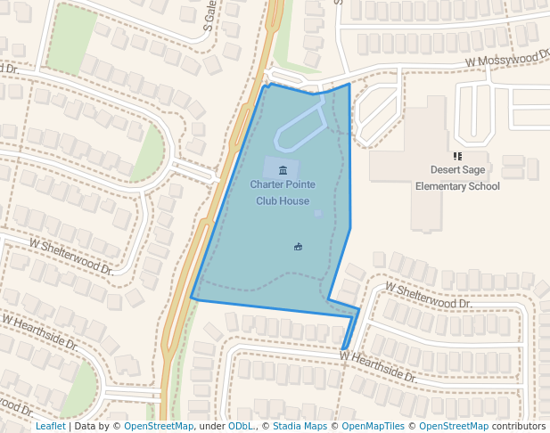 Charter Pointe Club House Park in Boise | Map and Routes