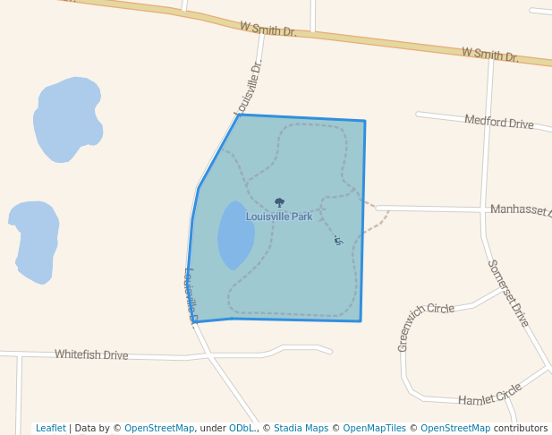 Louisville Park in Columbia | Map and Routes