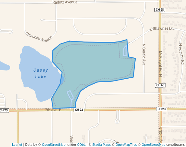 Casey Lake Park in North Saint Paul | Map and Routes