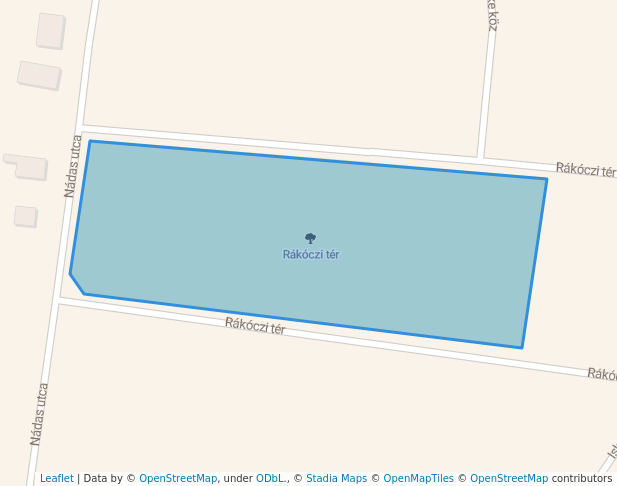 Rákóczi tér in Mórahalom | Map and Routes