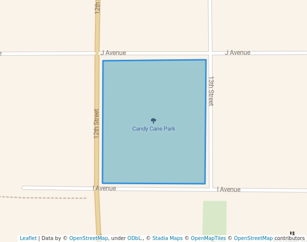 Candy Cane Park in La Grande | Map and Routes