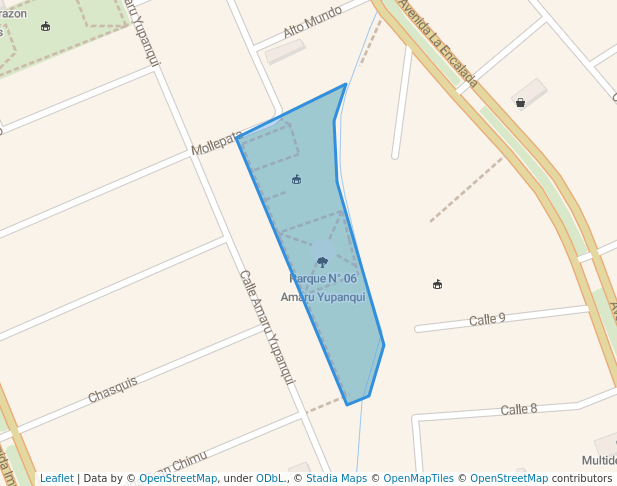 Parque N° 06 Amaru Yupanqui in Santa Anita | Map and Routes