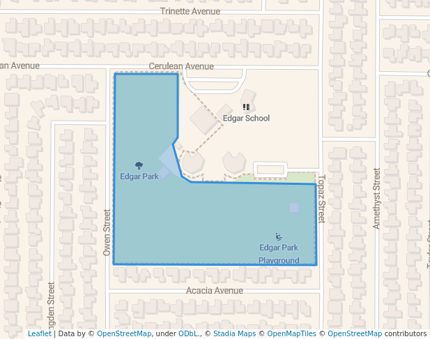 Edgar Park in Garden Grove | Map and Routes
