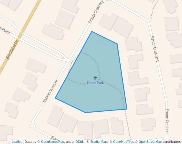 Estate Park in St. Albert | Map and Routes