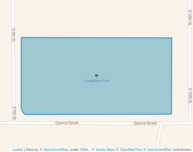 Gustafson Park in Brainerd | Map and Routes