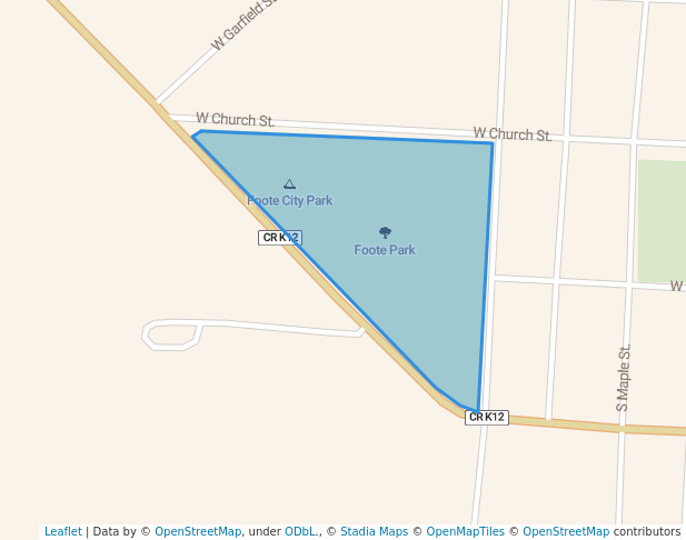 Foote Park in Inwood | Map and Routes