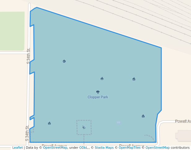 Clopper Park in Kansas City | Map and Routes