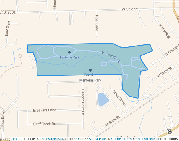 Fortville Memorial Park in Fortville | Map and Routes