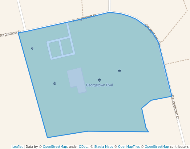 Georgetown Oval in Safety Bay | Map and Routes