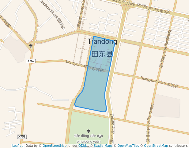Central Plaza in Bai Se Shi | Map and Routes