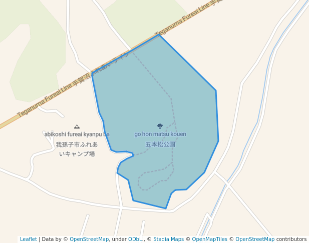 五本松公園 in Abiko | Map and Routes