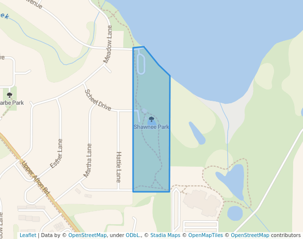 Shawnee Park in Woodbury | Map and Routes