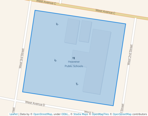Heavener Park in Heavener | Map and Routes
