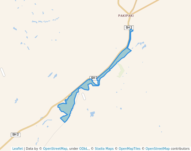 Pekapeka Regional Park in Poukawa | Map and Routes