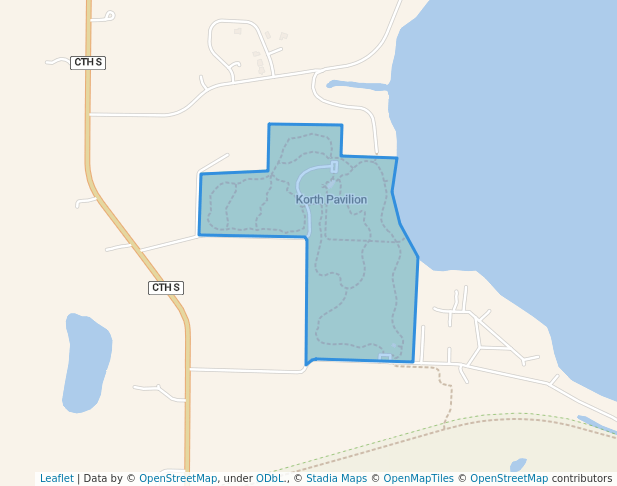 Korth Park in Lake Mills | Map and Routes